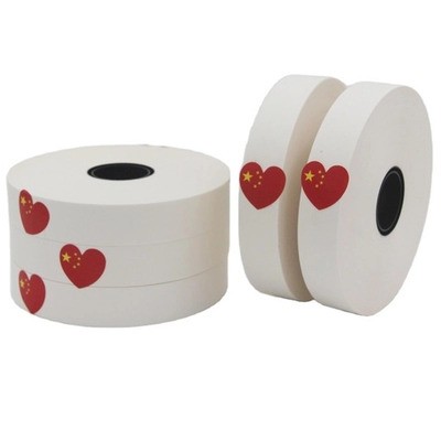 White Kraft Paper Strapping Tape / Paper Binding Money Tape